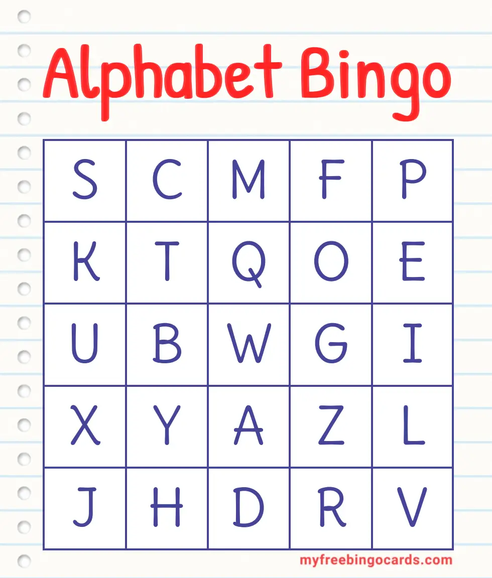 Lit Activity- Letter Bingo - GG STEM Academy